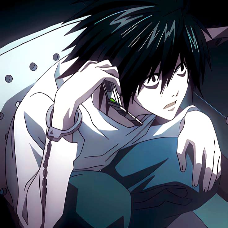20+ PFP of L Lawliet from Death Note Part 1 - Anime Tribee