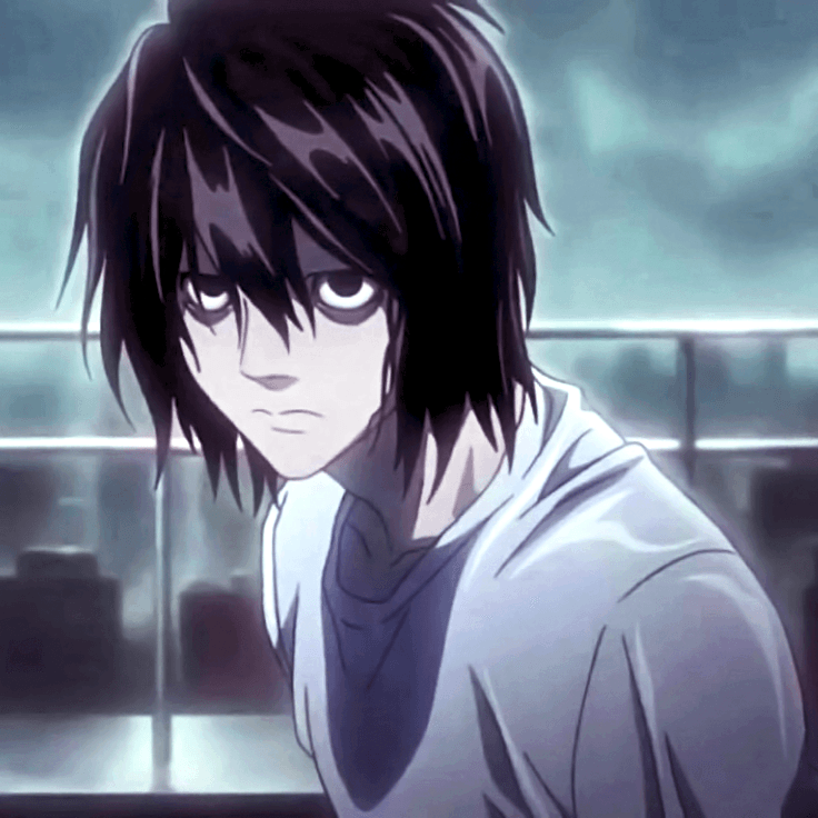 20+ PFP of L Lawliet from Death Note Part 1 - Anime Tribee